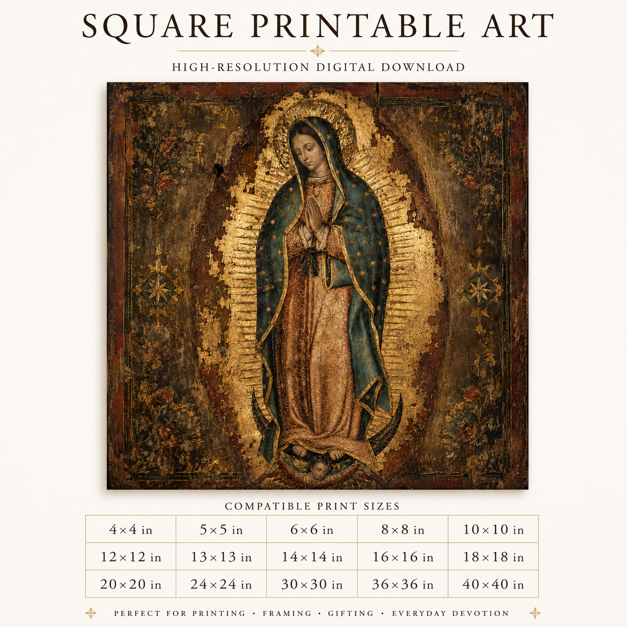 Our Lady of Guadalupe Wall Art